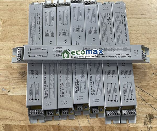 Ballast chấn lưu đèn UV YTG01-2*55W, Tăng phô đèn UV 55w